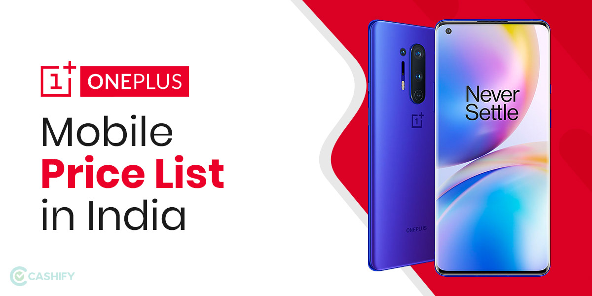 OnePlus Mobile Price List in India | Cashify Listings - Page 27