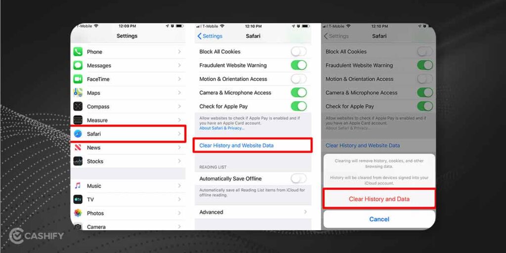 How To Clear Cache On iPhone- Clean Your iOS Device! | Cashify Mobile ...