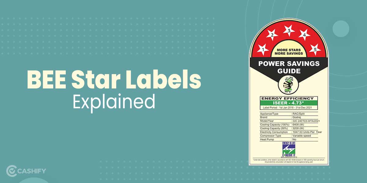 BEE Star Labels For Appliances Explained | Cashify Air Conditioners Blog