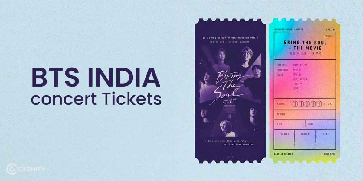 BTS India Concert Tickets: Checkout Online Tickets Price Here ...