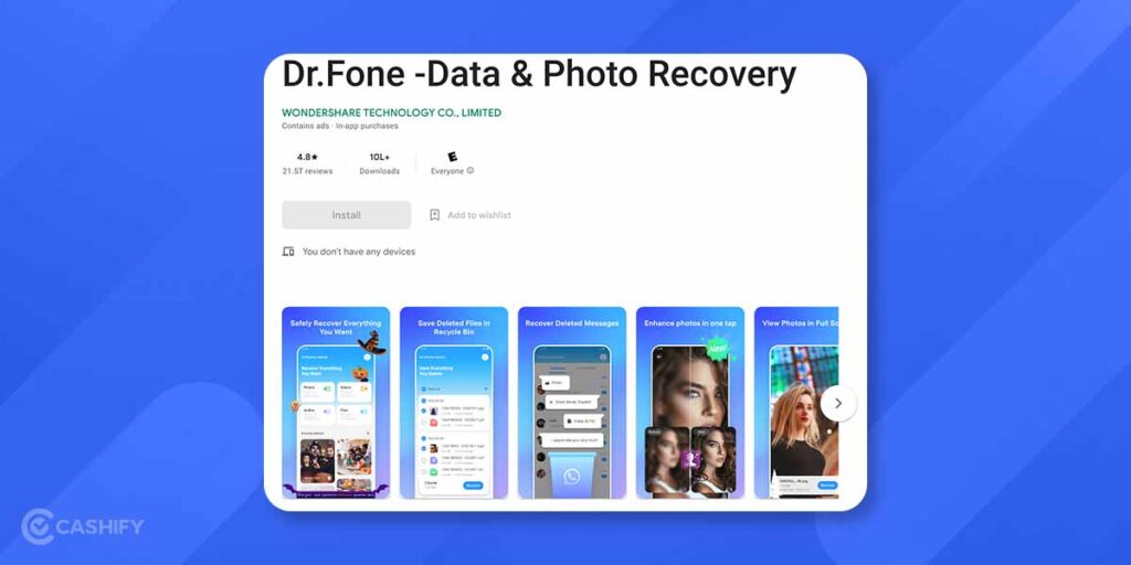 6 Best Data Recovery Apps For Android | Cashify Blog