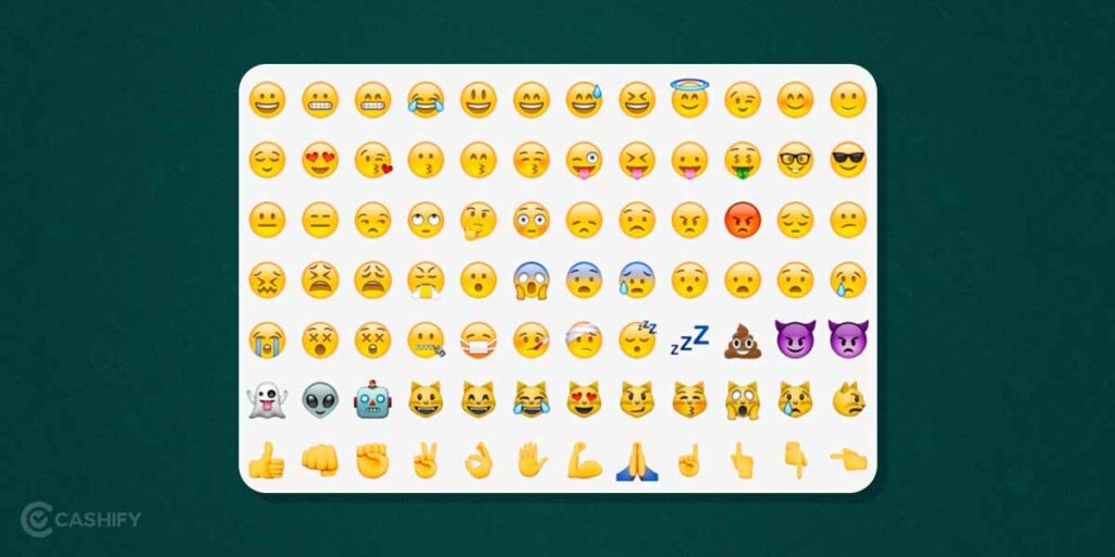 WhatsApp Emoji Meaning: Types Of Emojis & What Do They Mean | Cashify Blog