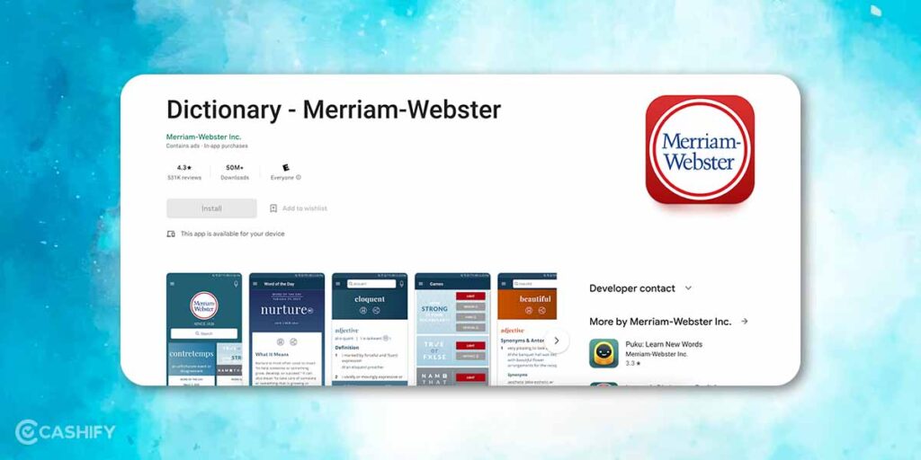 5 Best Dictionary Apps To Make Your Vocabulary Stronger | Cashify Blog