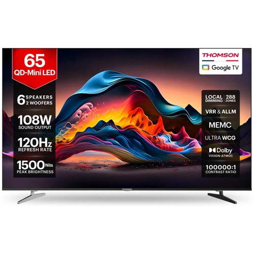 Thomson Masterclass Series TH65QDMini1022 65 inch (165 cm) QD-Mini LED ...